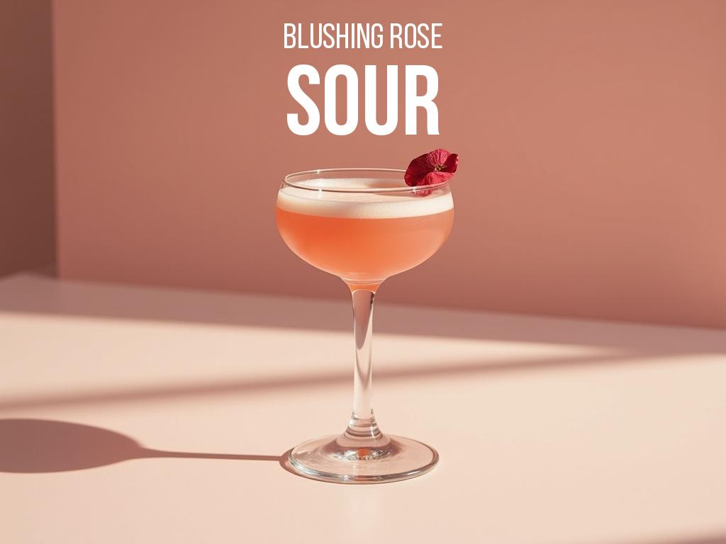 Pink Sour Recipe (Non-Alcoholic): Blushing Rose