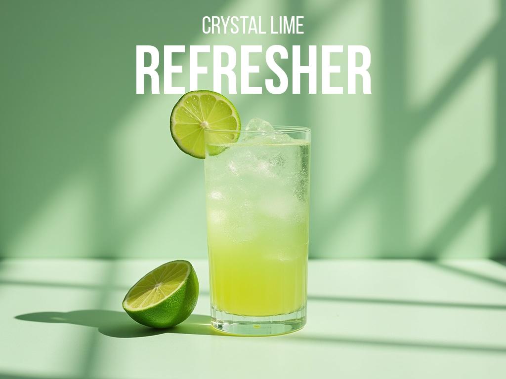 Simple Cocktail Without Alcohol: Crystal Lime