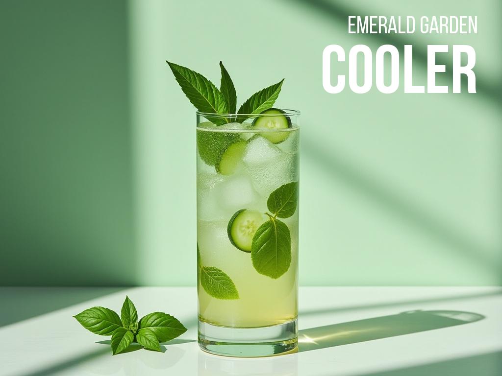 Cucumber Cocktail (Alcohol-Free): Emerald Garden
