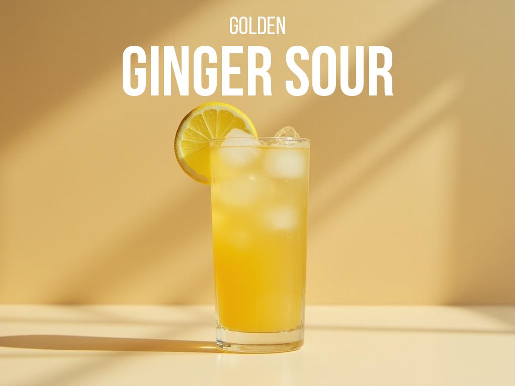 Virgin Amaretto Ginger Ale: Golden Ginger