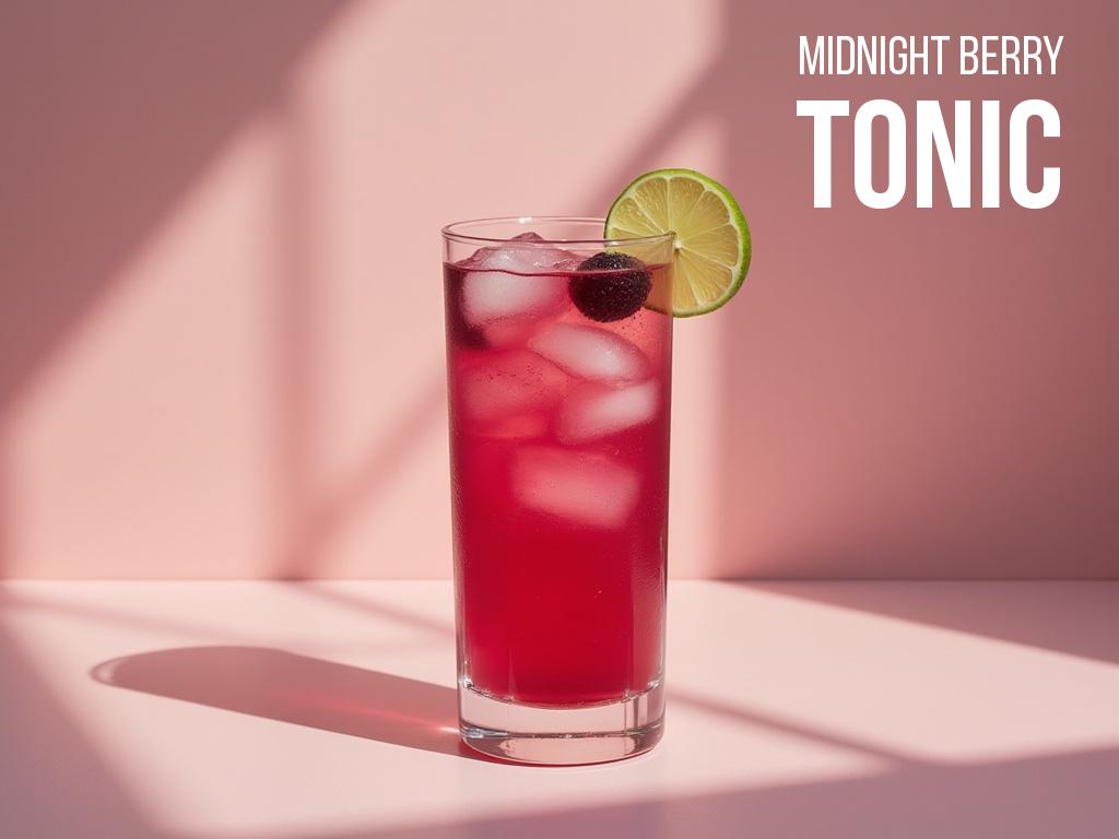 Little People Mocktail: Midnight Berry Tonic