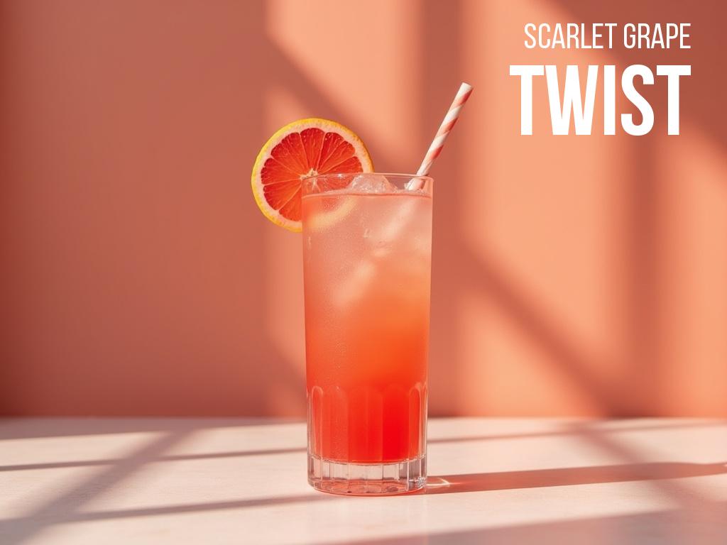 Cocktail with Grape Juice (Non-Alcoholic)