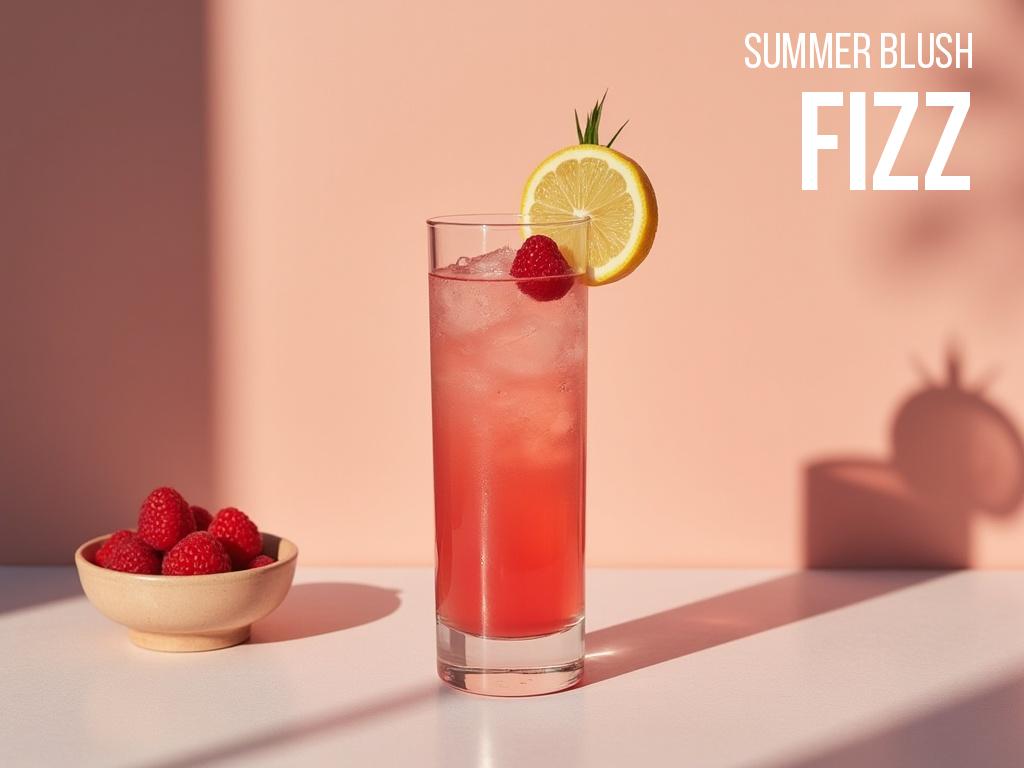 Pink Fizz Recipe (Alcohol-Free): Summer Blush